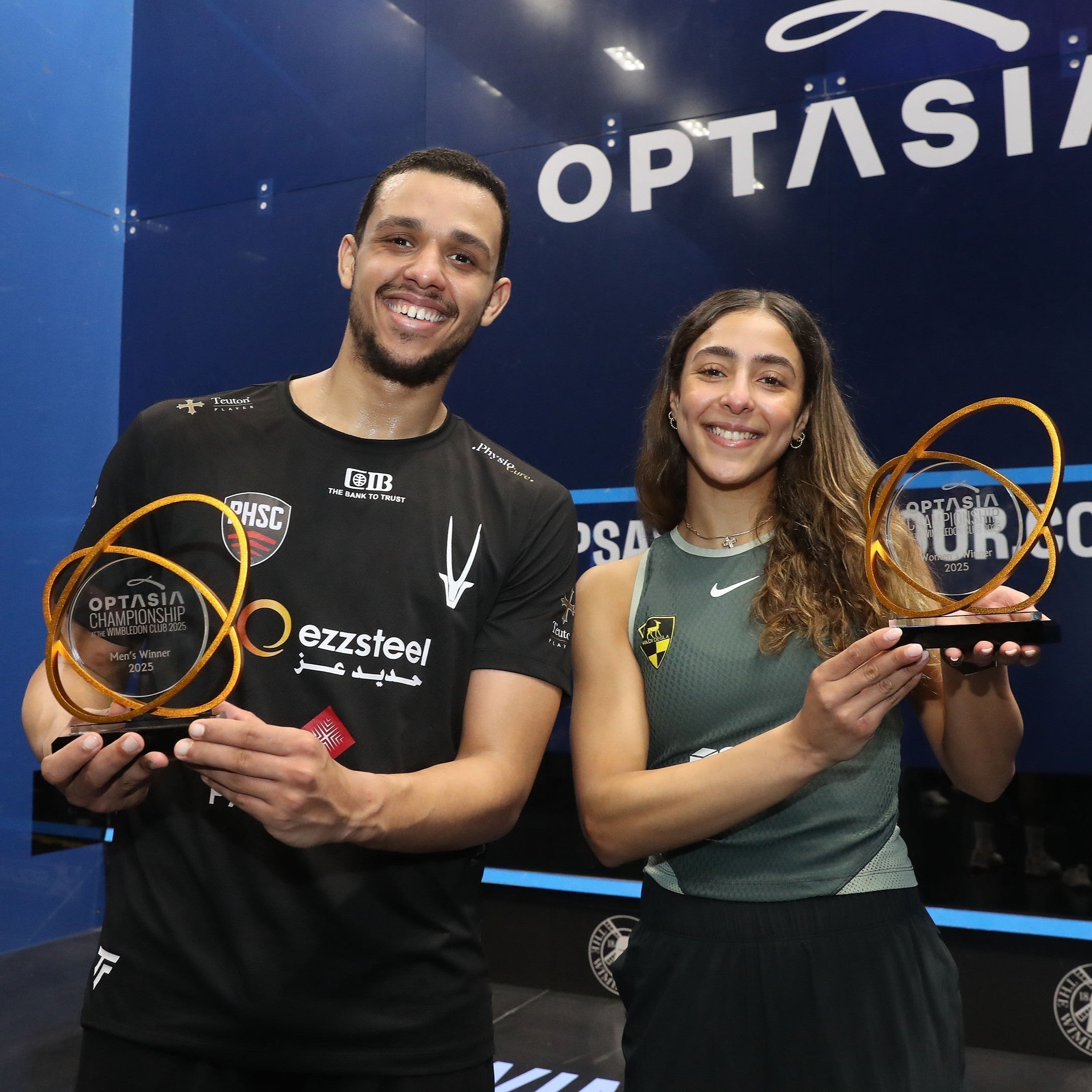 Mostafa Asal & Hania El Hammamy crowned 2025 Optasia Champions – UNSQUASHABLE