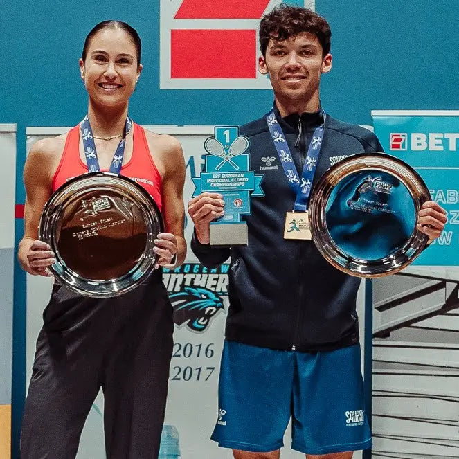 Victor Crouin & Nele Gilis crowned 2023 ESF European Squash Champions ...