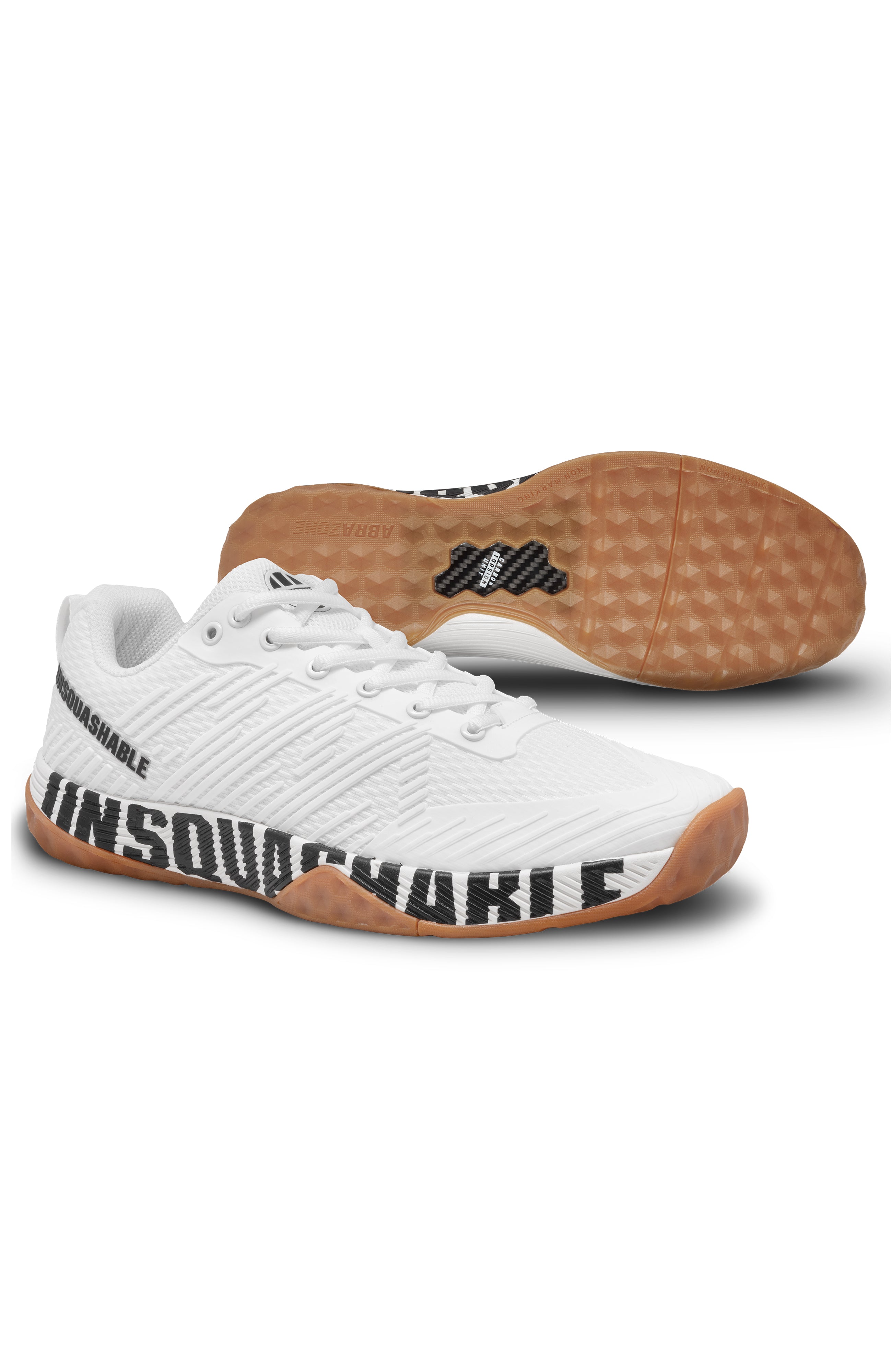 UNSQUASHABLE FAST-TEC PRO Men's White Squash Shoes | SQUASHLEVELS